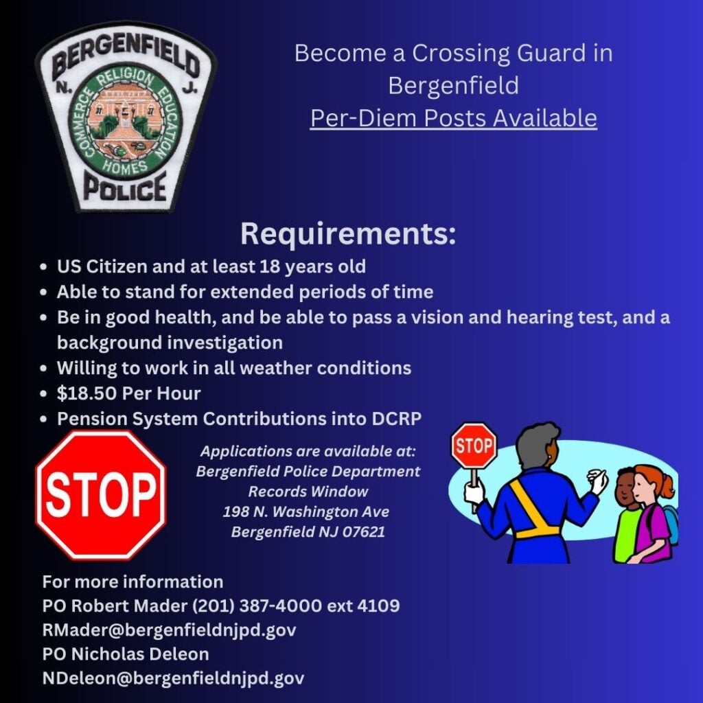 Employment Opportunities - Borough of Bergenfield, New Jersey